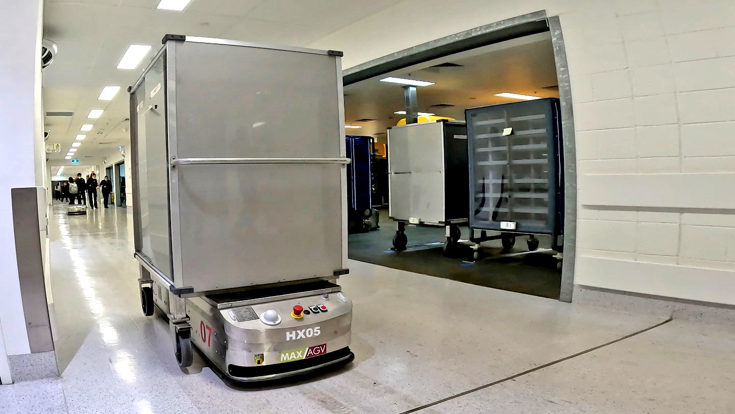 Automated Hospital Trolley Delivery - Robotic Automation