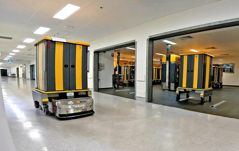 The Royal Adelaide Hospital implements AGV to aid operations.